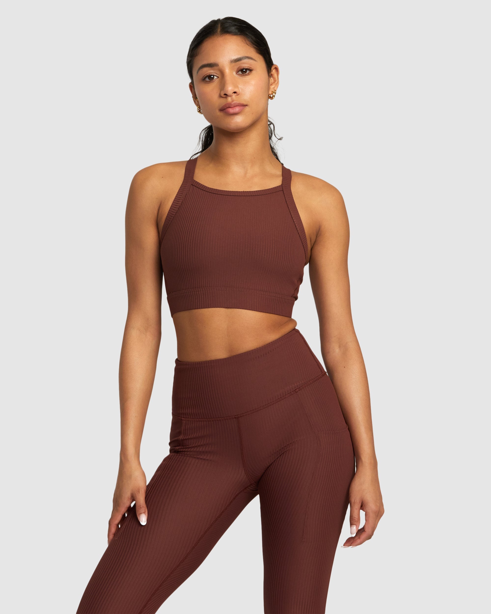 Mineral Rib High Impact Bra - XS/6 | RVCA AU