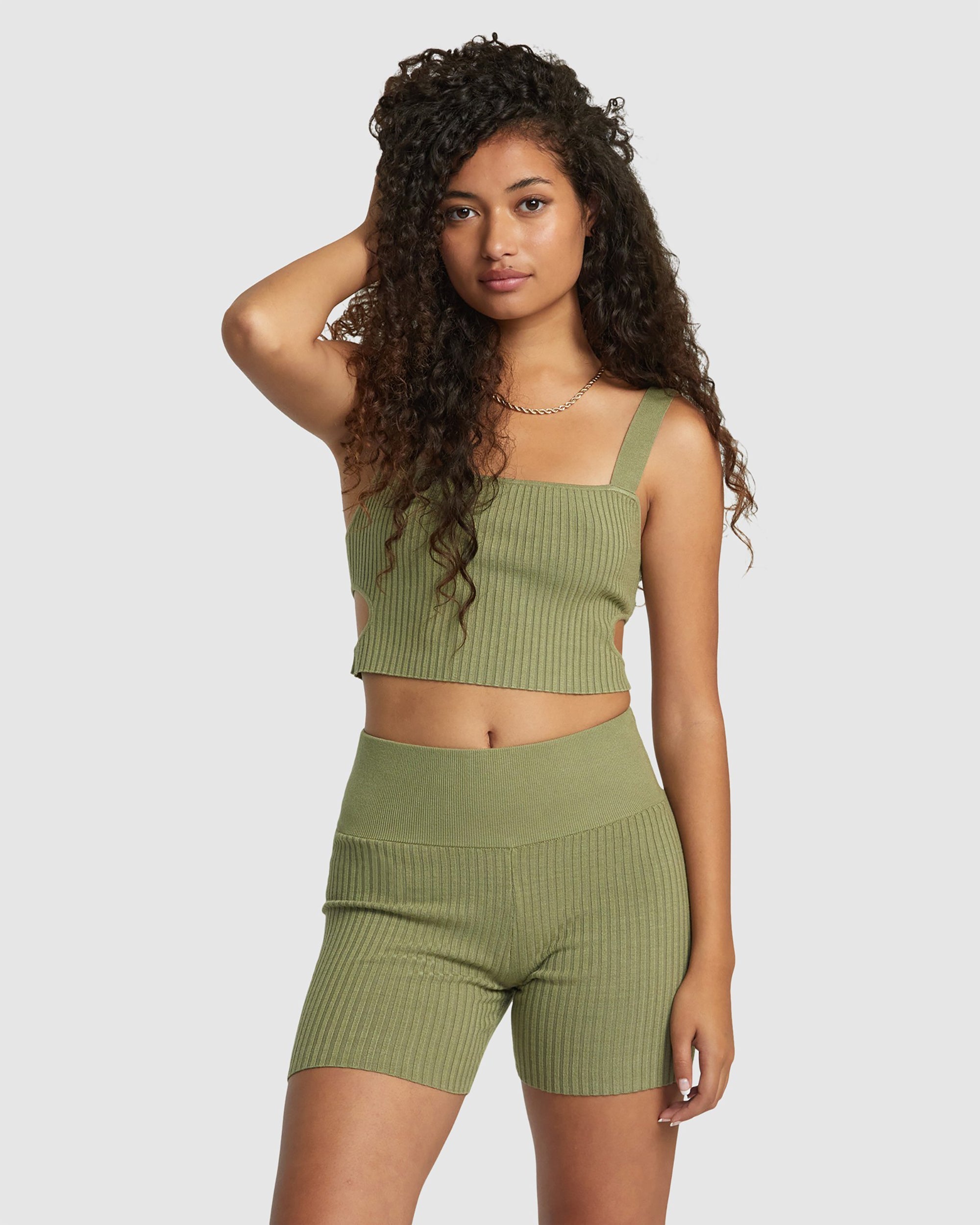 Rose Namajunas Fever Sweat Shorts - XS/6 | RVCA AU