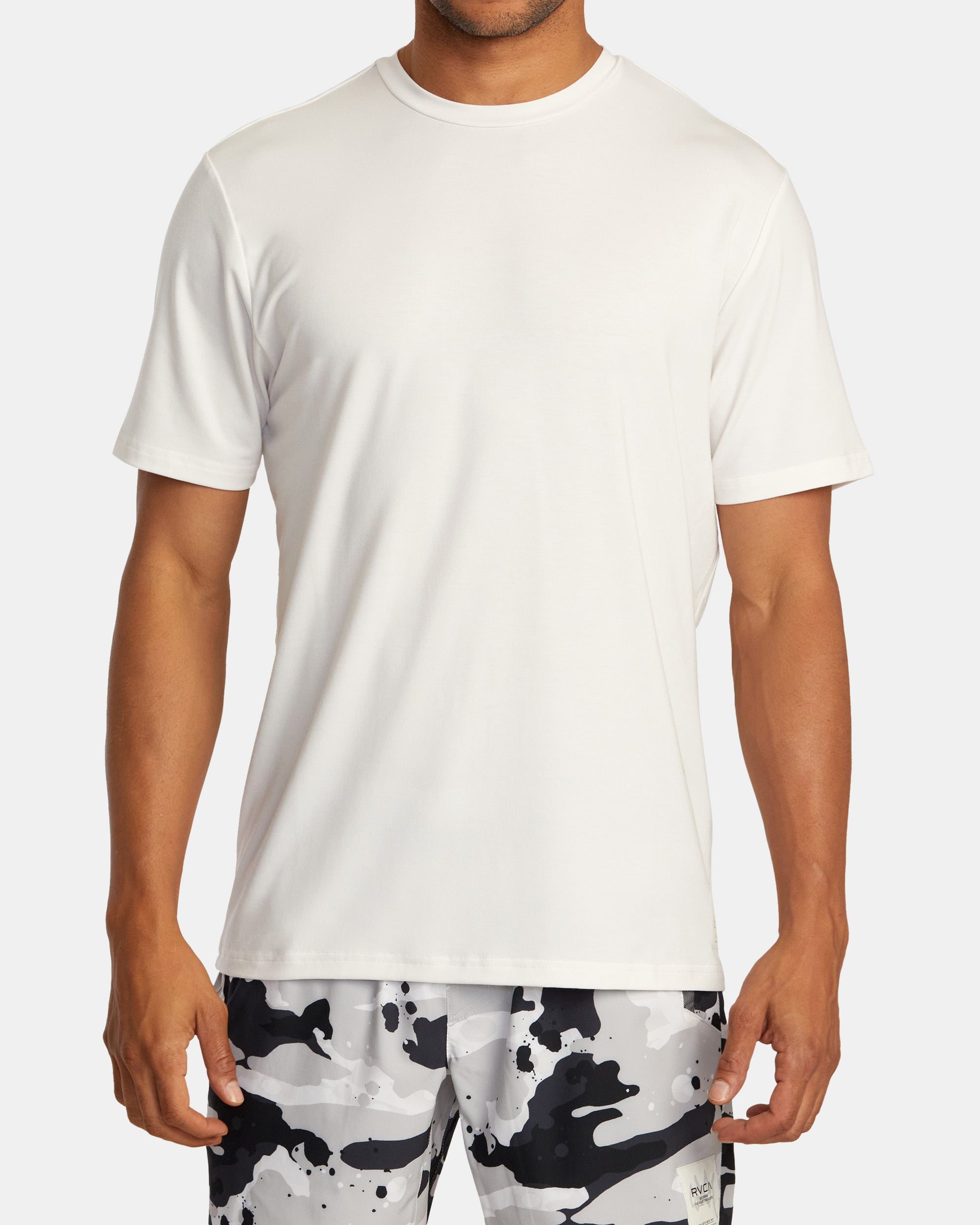 Mens Stash Balance T-Shirt - Off White | RVCA AU