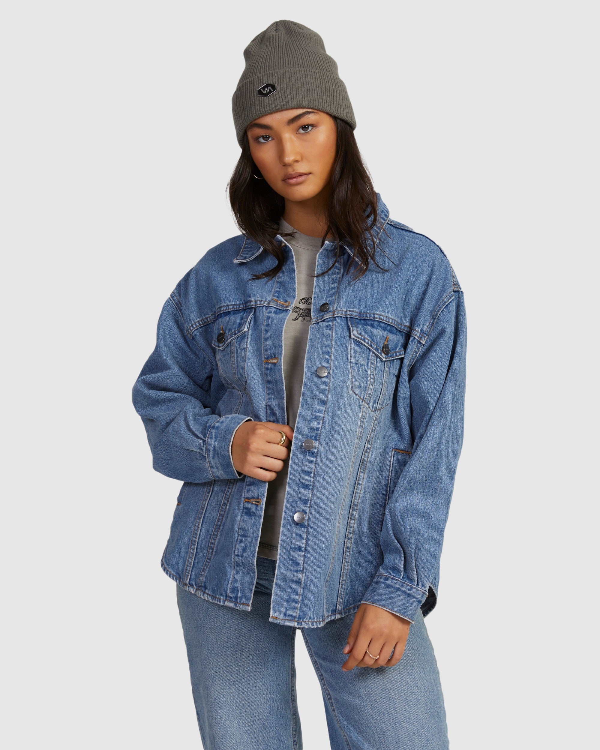 Indie Denim Shacket - Vintage | RVCA