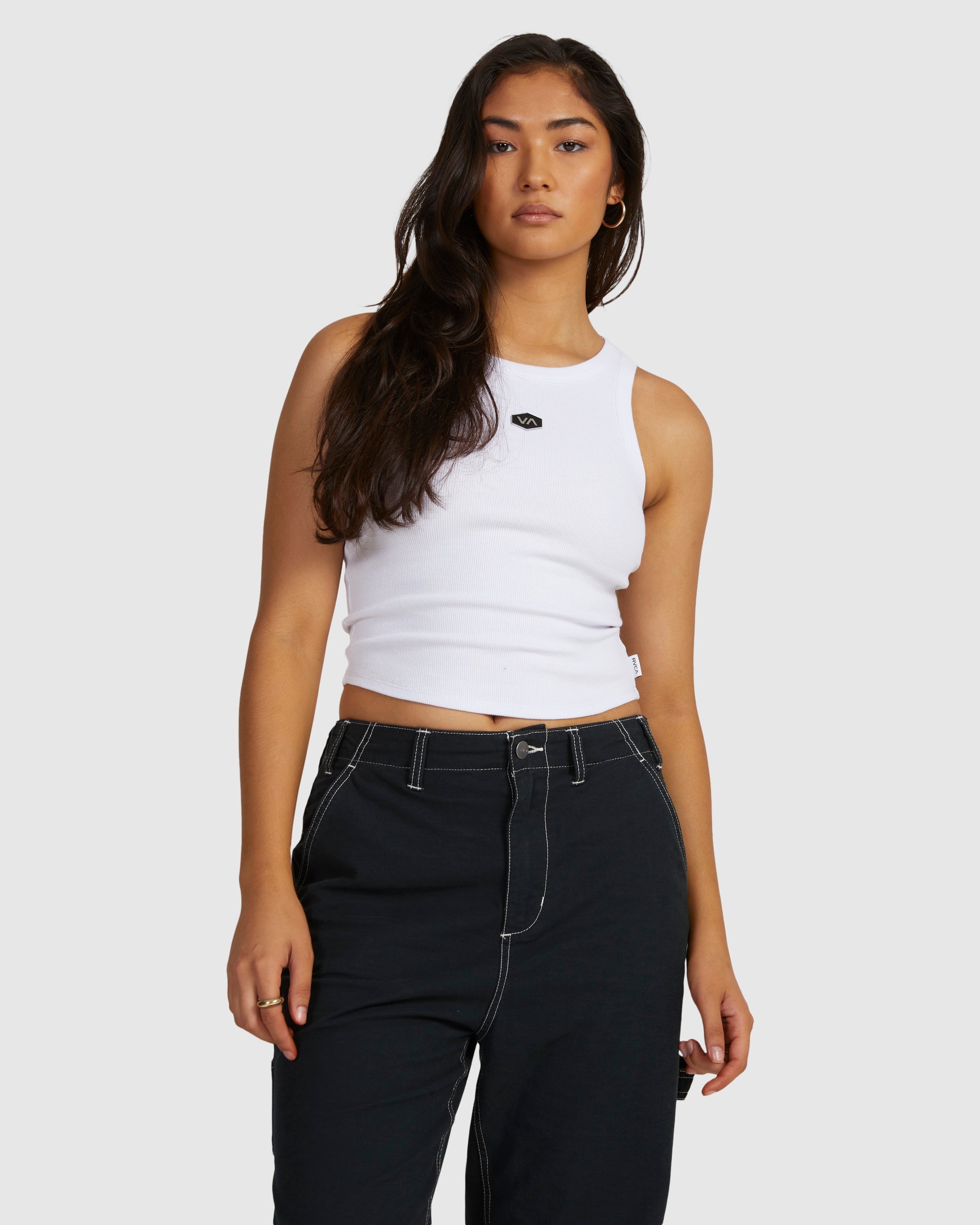 Womens Rvca Badge Staple Tank Top – RVCA AU