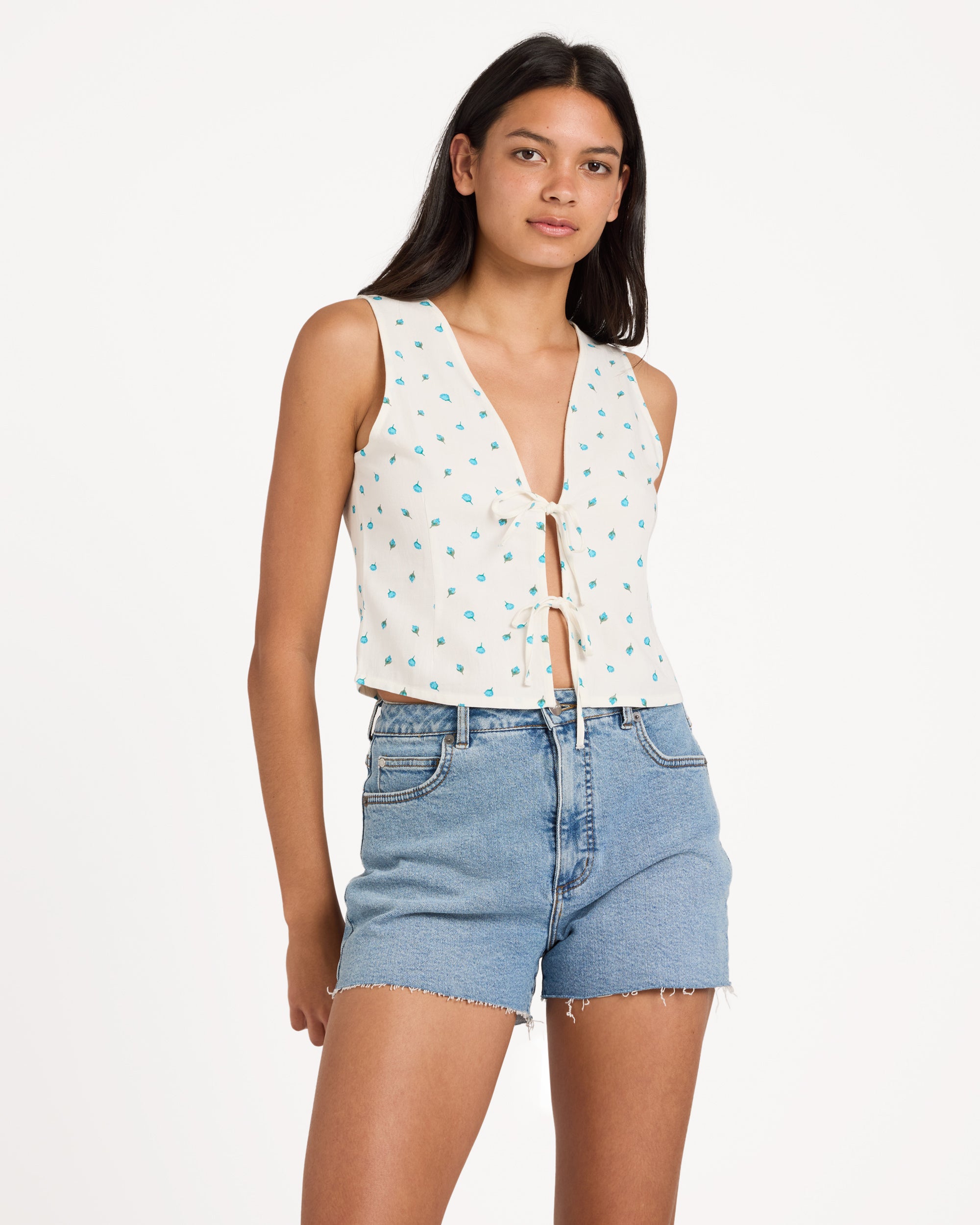 Womens Rose Bud Cami Top – RVCA AU