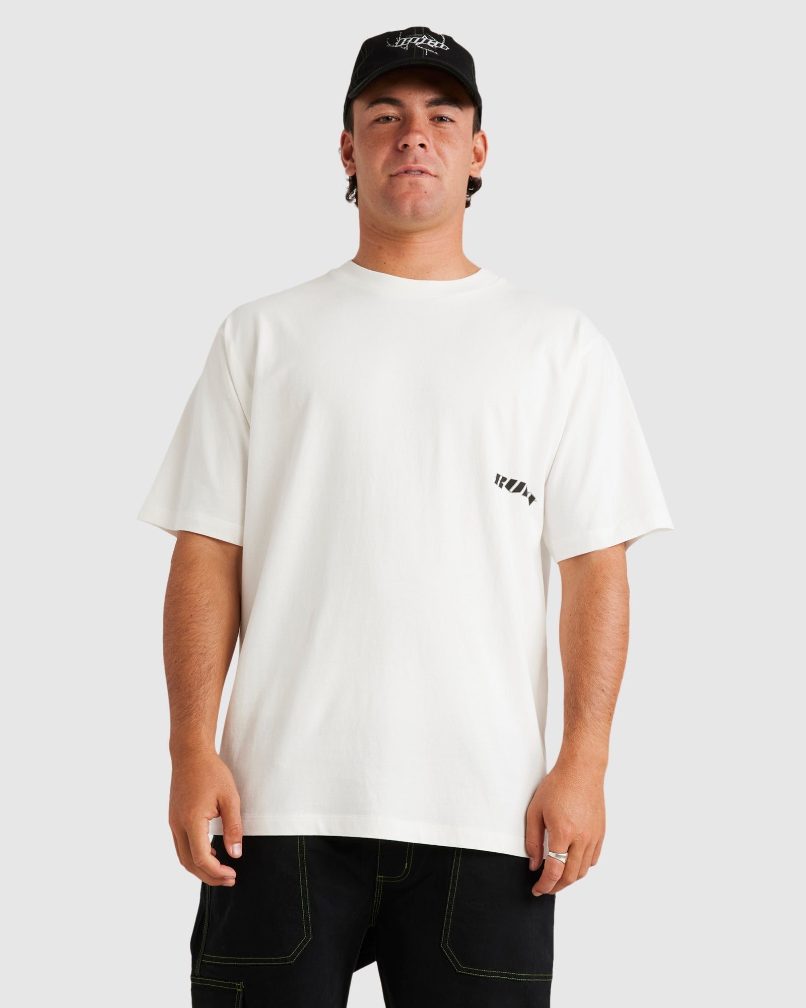 Mens RVCA Niziolek T-Shirt - Antique White | RVCA AU